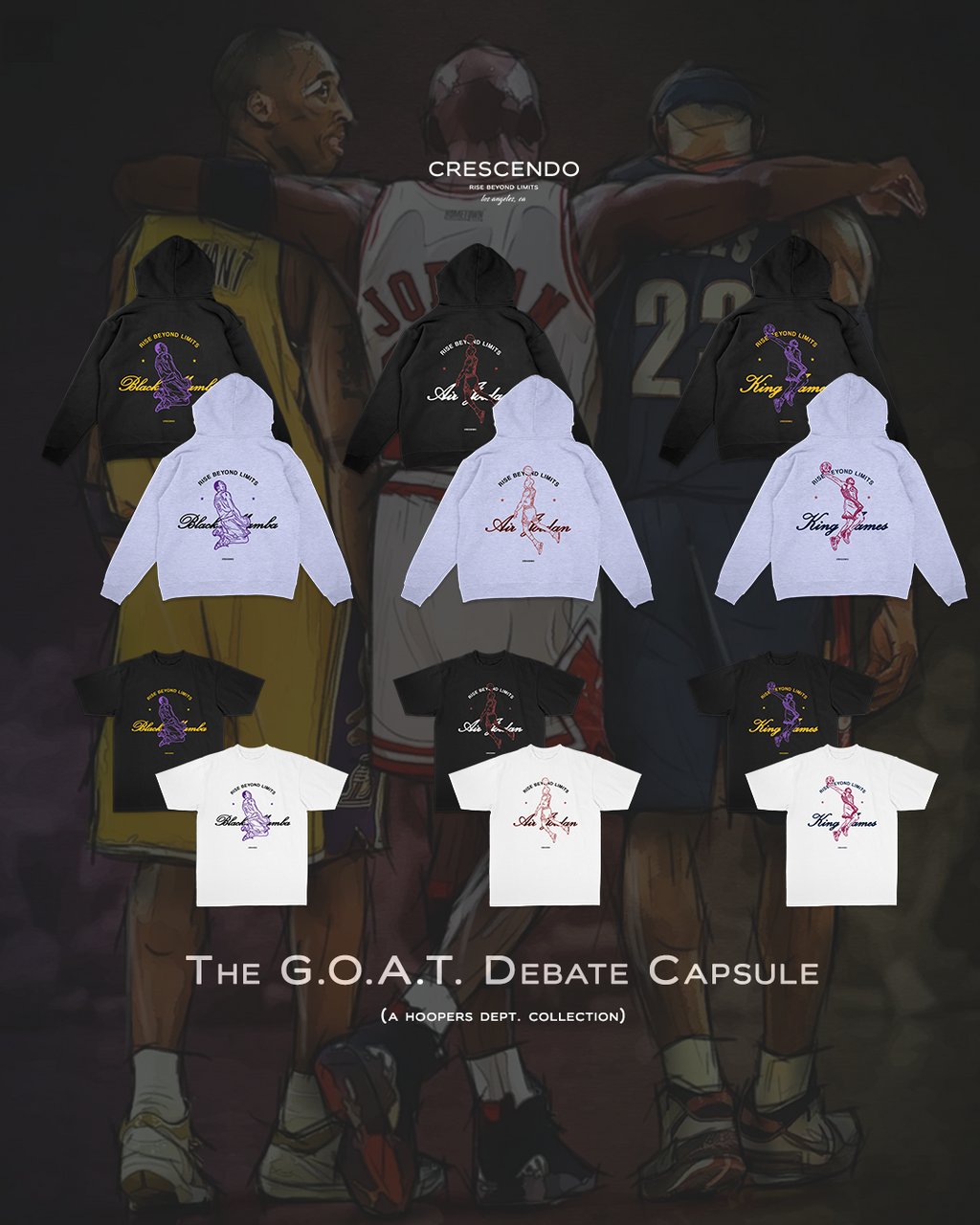 GOAT DEBATE CAPSULE - A HOOPERS DEPT COLLECTION. – Crescendo