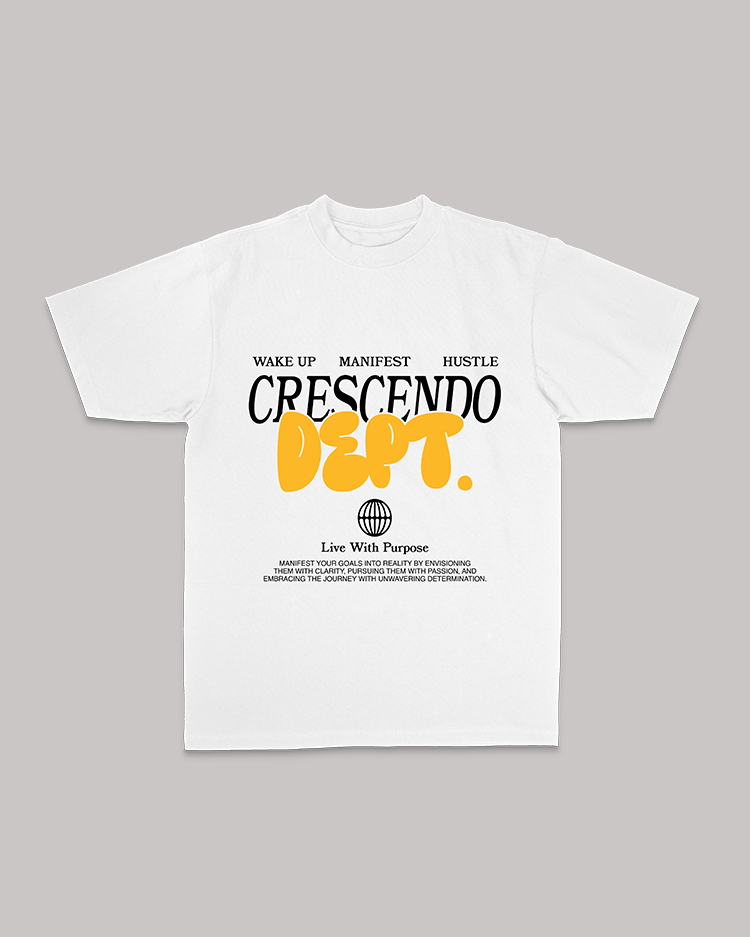 CRESCENDO DEPT. WHITE TEE – Crescendo