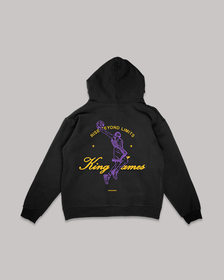KING JAMES BLACK HOODIE – Crescendo