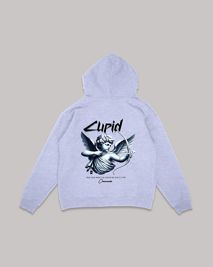 CUPID DOESNT LIE GRAY HOODIE – Crescendo